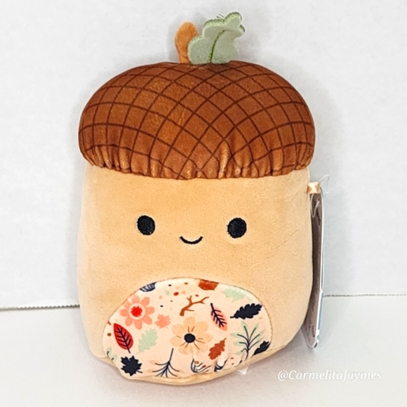 Squishmallows | Toys | Mac Tan Acorn W Floral Belly Harvest 224 ...
